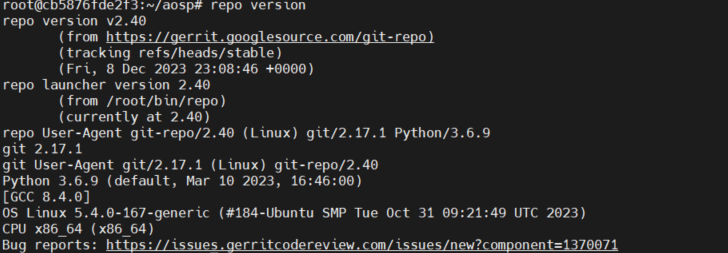 Pixel 6Pro AOSP源码在Docker内编译全过程 - Tig3rHu's Blog