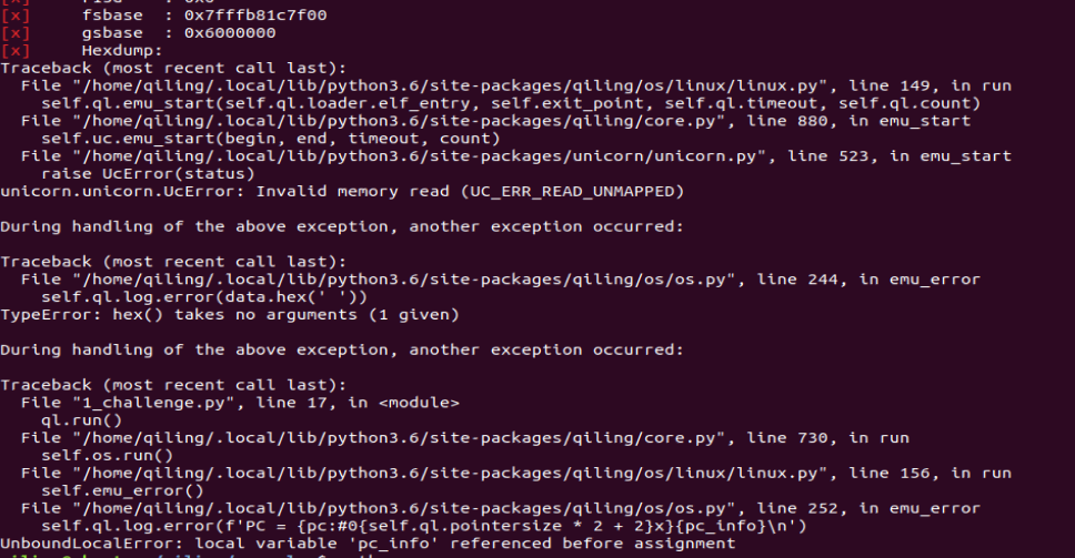 QiLing 框架学习WriteUp - Tig3rHu's Blog